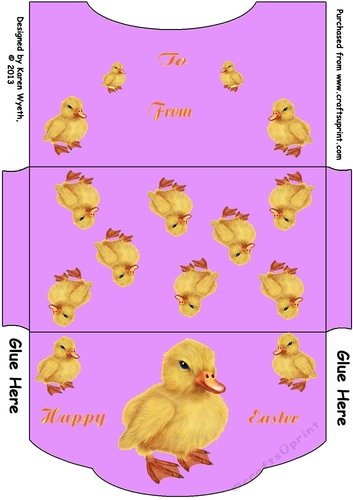 Easter money wallet pink - CUP1101512_2606 | Craftsuprint