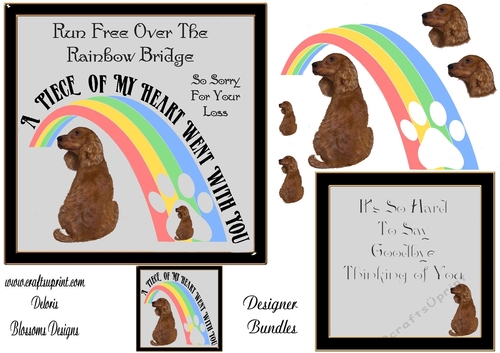 rainbow bridge Cocker Spaniel - CUP1134689_2606 | Craftsuprint