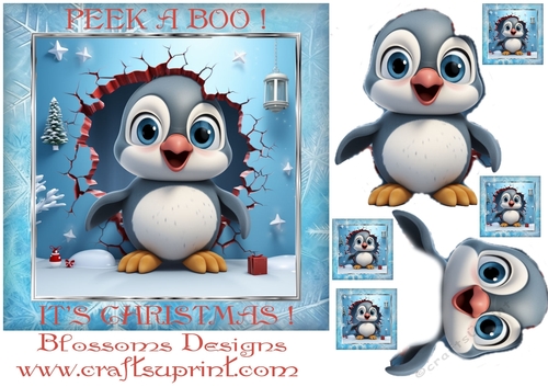peek a boo Christmas 3 - CUP1263597_2606 | Craftsuprint