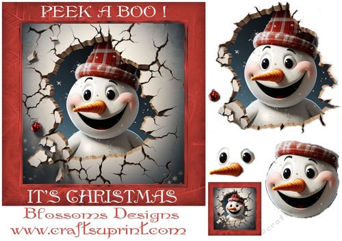peek a boo Christmas 5 - CUP1263599_2606 | Craftsuprint