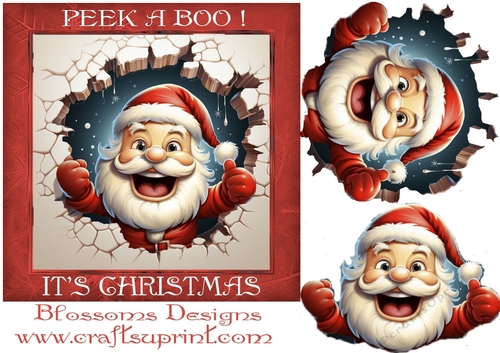 peek a boo Christmas 6 - CUP1263600_2606 | Craftsuprint