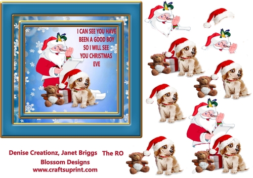 SANTAS GOOD LIST boy - CUP985397_2606 | Craftsuprint