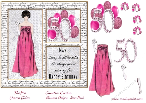 50th Ladies birthday - CUP988784_2606 | Craftsuprint
