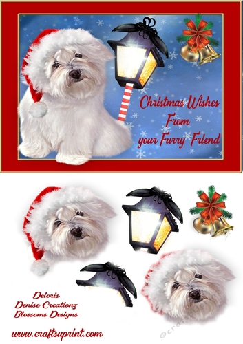 Merry Christmas from your furry friend - CUP989065_2606 | Craftsuprint