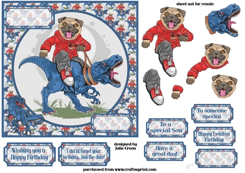 Pugasaurus - CUP1031774_653 | Craftsuprint