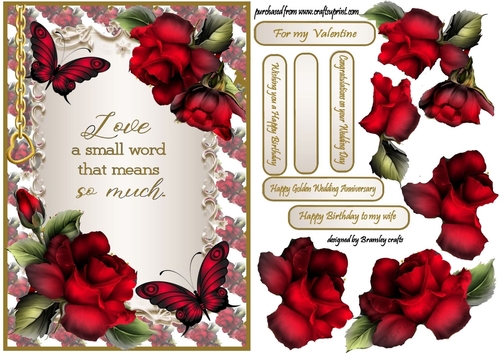 Love - CUP1193936_653 | Craftsuprint