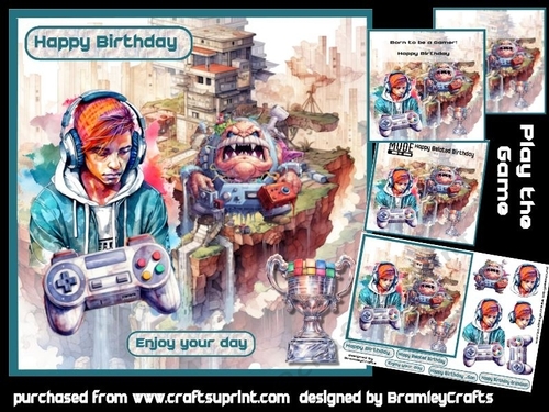 Play the game - CUP1221638_653 | Craftsuprint