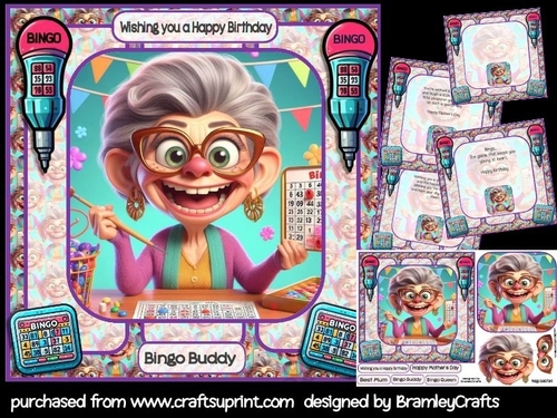 Bingo Buddy - CUP1296962_653 | Craftsuprint