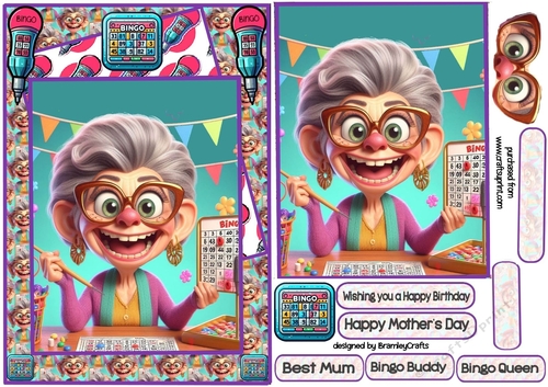 Bingo Buddy A5 - CUP1296996_653 | Craftsuprint