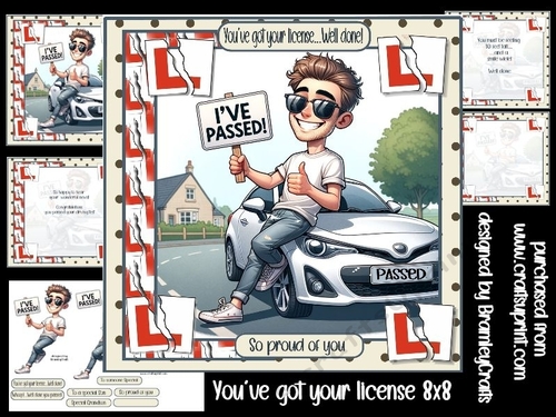 Youve got your license male 8x8 - CUP1308177_653 | Craftsuprint