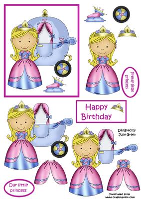 Little Princess Decoupage - CUP139803_653 | Craftsuprint