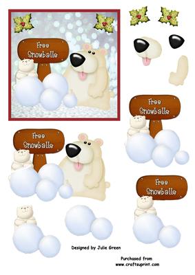 Free Snowballs - CUP150074_653 | Craftsuprint