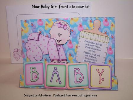 Cute Baby Girl Kit - CUP175867_653 | Craftsuprint