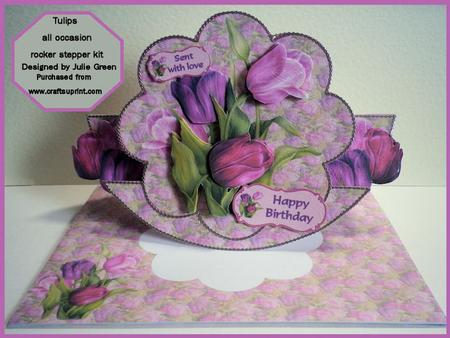 Tulips All Occasion Stepper Rocker Kit - CUP312989_653 | Craftsuprint