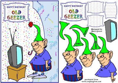 Old Geezer - CUP465276_653 | Craftsuprint