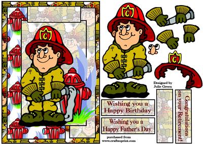 Fireman Fred - CUP614615_653 | Craftsuprint