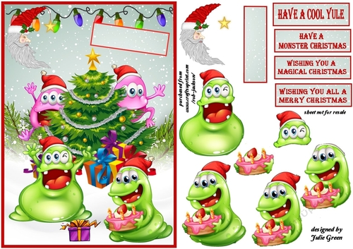 Another Monster Christmas - CUP830141_653 | Craftsuprint