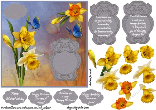 Spring is around the corner - CUP865595_653 | Craftsuprint