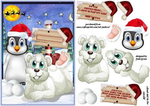 Snow pals A5 - CUP896568_653 | Craftsuprint