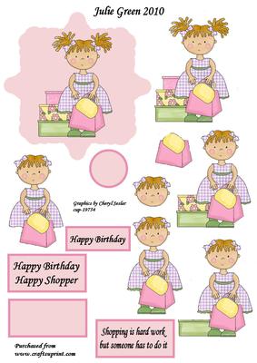 The Little Shopper - CUP96978_653 | Craftsuprint