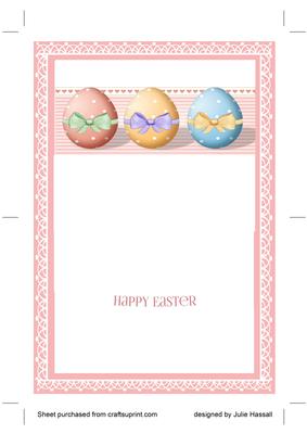 Insert for Easter Card 7 x 5" - CUP671934_2306 | Craftsuprint