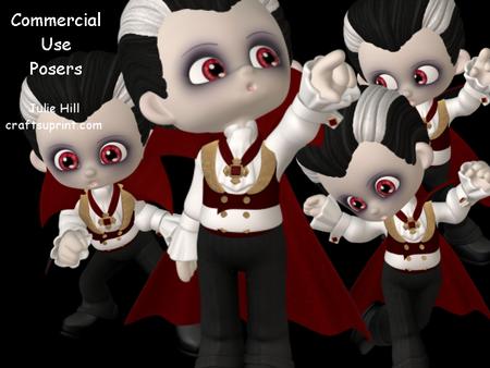 Cute Little Vamp Boy - CUP253188_1031 | Craftsuprint