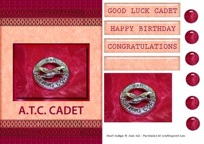 Atc Female Cadet Quick Card - CUP258610_1031 | Craftsuprint