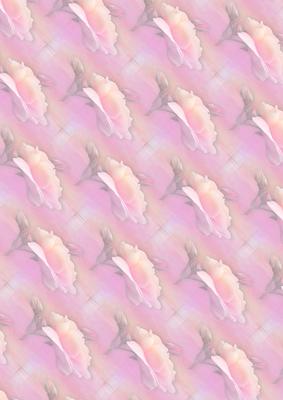 Peach and Pink Rose Vertical Backing Paper Sheet - CUP302949_1031 ...