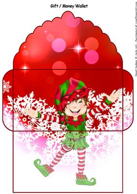 Elf Red Money Wallet - CUP569424_1031 | Craftsuprint