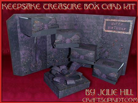 Gothic Music 3D Treasure Box Keepsake Kit - CUP647777_1031 | Craftsuprint
