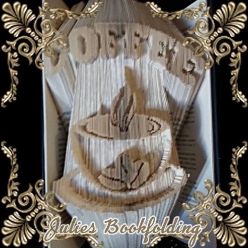 Coffee cup combi book folding pattern - CUP803342_1031 | Craftsuprint