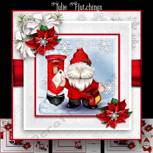 Santa Gnome Postie - CUP1186479_1483 | Craftsuprint
