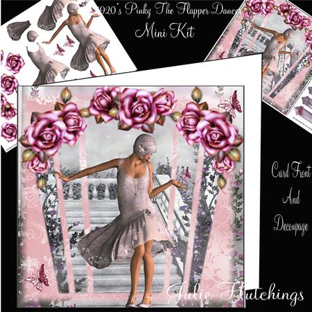 1920's Pinky the Flapper Dancer Mini Kit - CUP437429_1483 | Craftsuprint