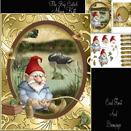 The Big Catch! Card Front Mini Kit - CUP445628_1483 | Craftsuprint