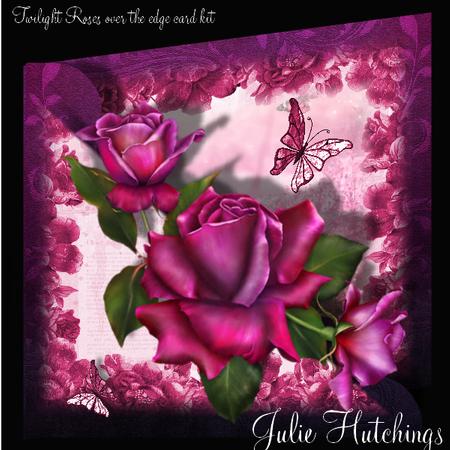 Twilight Roses Over the Edge Card Kit - CUP480075_1483 | Craftsuprint