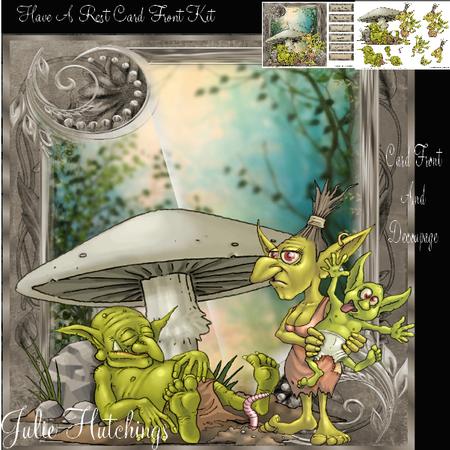 Have a Rest Card Front Kit - CUP515272_1483 | Craftsuprint