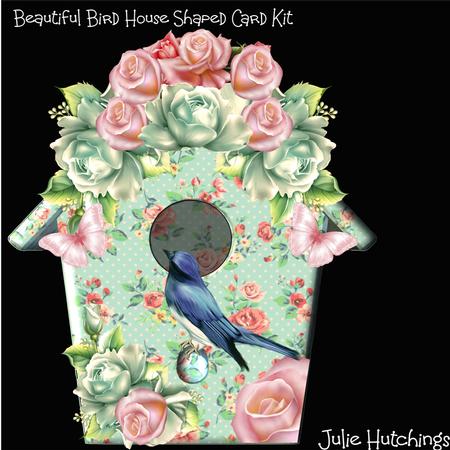 The Beautiful Bird House Card Shaped Kit - CUP564857_1483 | Craftsuprint