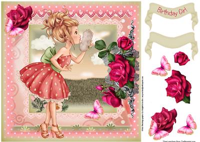 Pretty Pink Topper - CUP585292_1483 | Craftsuprint