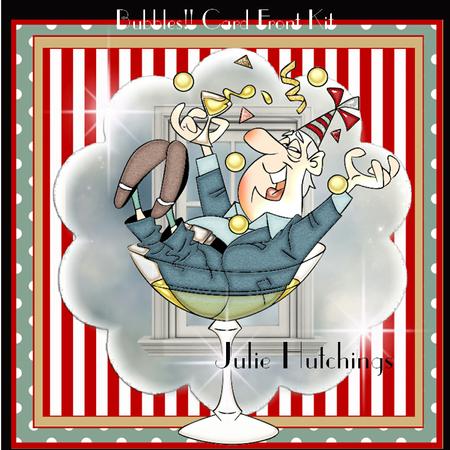 Bubbles Card Front Kit - CUP605299_1483 | Craftsuprint