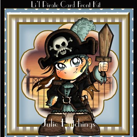 Li'l Pirate Card Front Kit - CUP610762_1483 | Craftsuprint