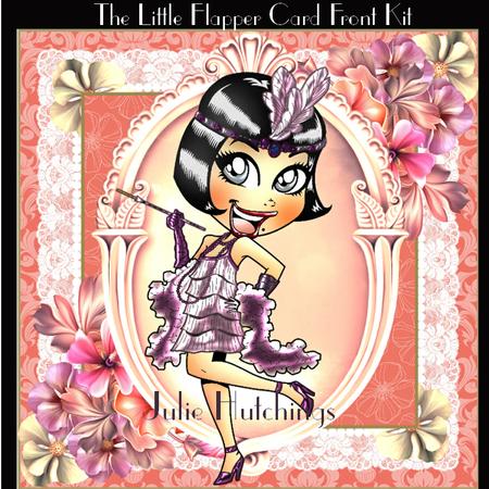 The Little Flapper Card Front Kit - CUP611121_1483 | Craftsuprint