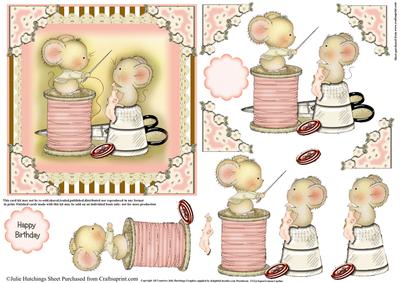 Stitched for You Card Topper - CUP616209_1483 | Craftsuprint