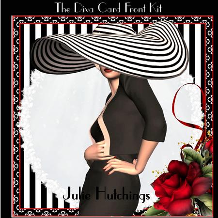 The Diva Card Front Kit - CUP618078_1483 | Craftsuprint