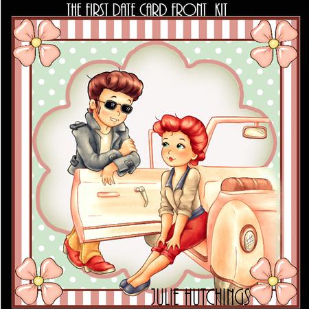 The First Date Card Front Kit - CUP631049_1483 | Craftsuprint