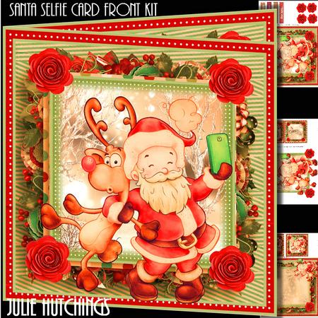 Santa Selfie Card Front Kit - CUP637755_1483 | Craftsuprint