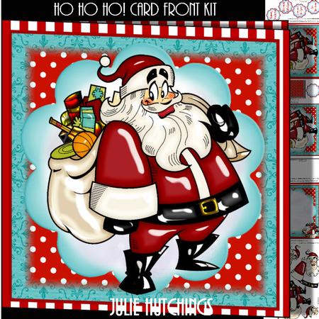 Ho Ho Ho!! Card Front Kit - CUP643495_1483 | Craftsuprint