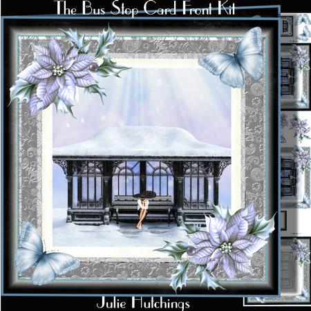 The Bus Stop Card Front Kit - CUP654311_1483 | Craftsuprint
