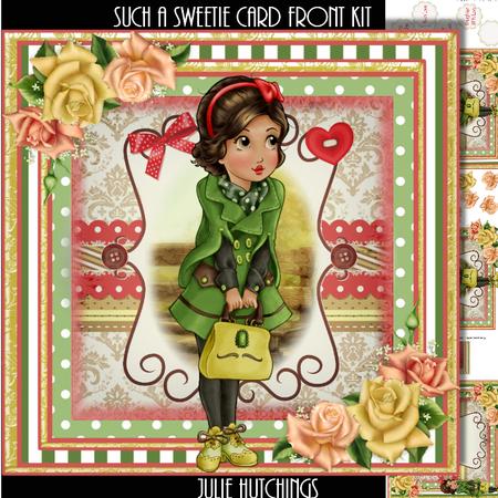 Such a Sweetie! Card Front Kit - CUP657311_1483 | Craftsuprint