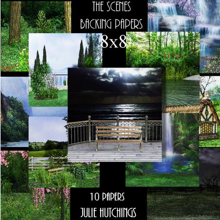 Scenes Background Papers 8x8 - CUP664547_1483 | Craftsuprint