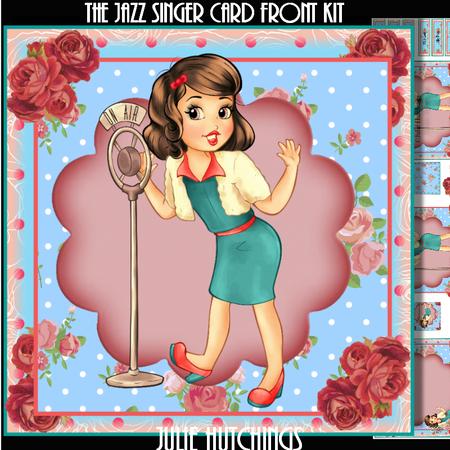 The Jazz Singer Card Front Kit - CUP671397_1483 | Craftsuprint